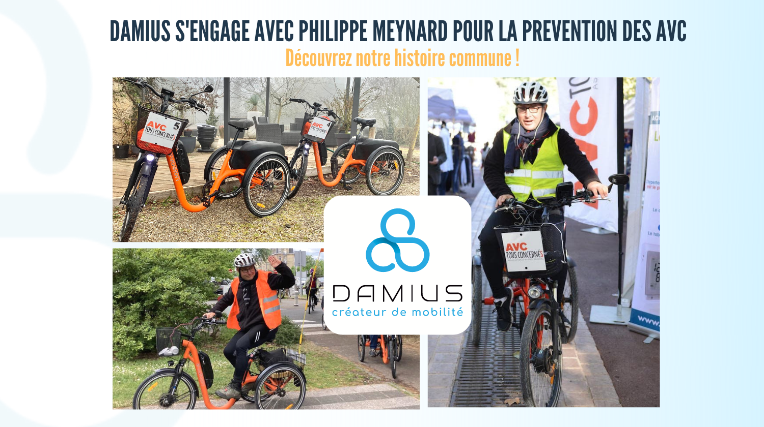 TOUS ENSEMBLE EN TRICYCLE DAMIUS POUR LA PREVENTION DES AVC AVEC ...