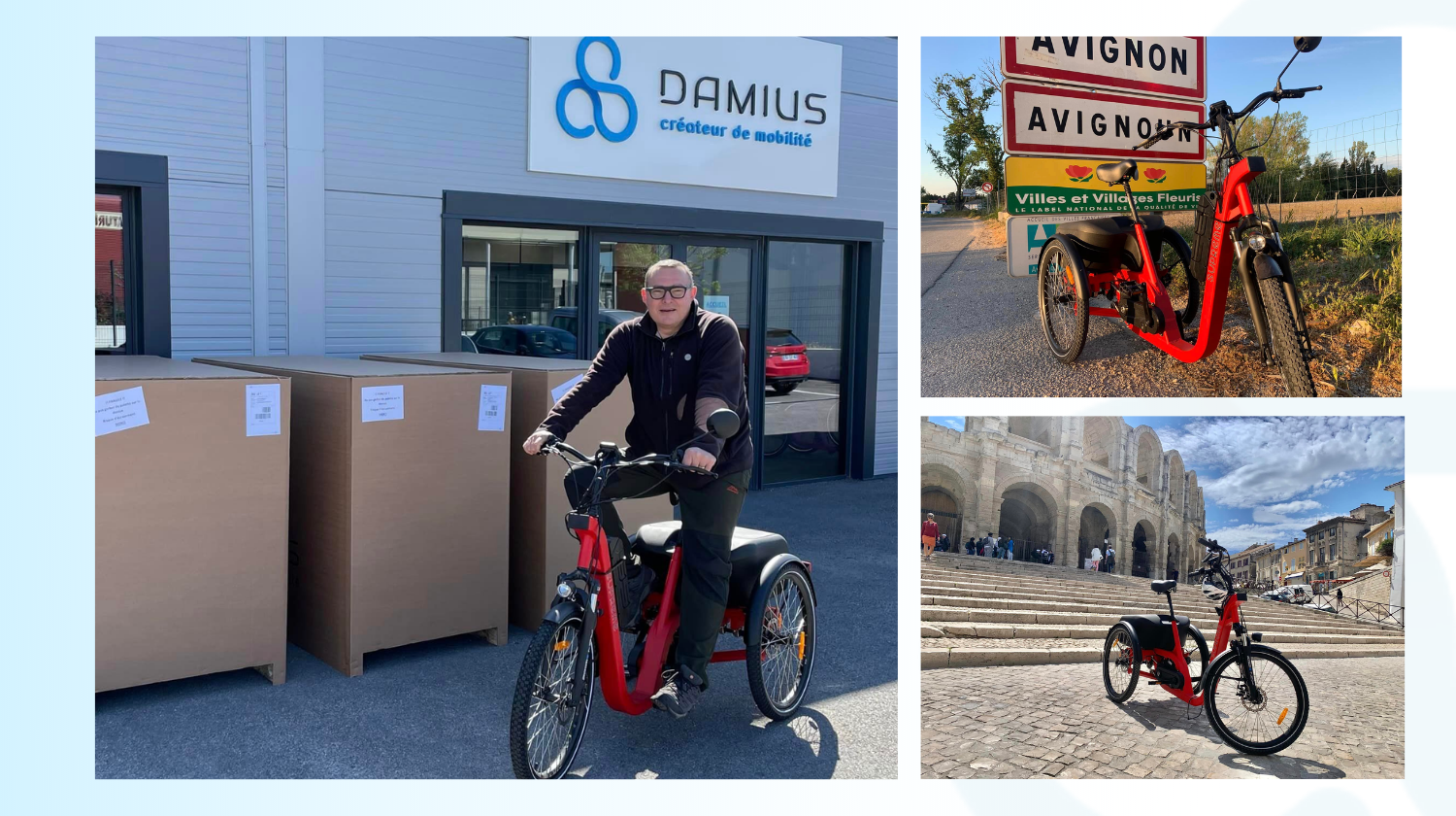 TOUS ENSEMBLE EN TRICYCLE DAMIUS POUR LA PREVENTION DES AVC AVEC ...